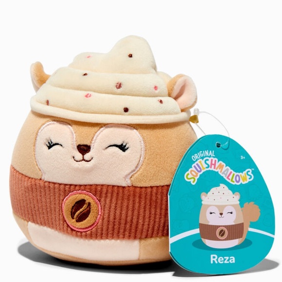 Squishmallows | Toys | Reza The Coffee Sweet Chipmunk Squishmallows 5 ...